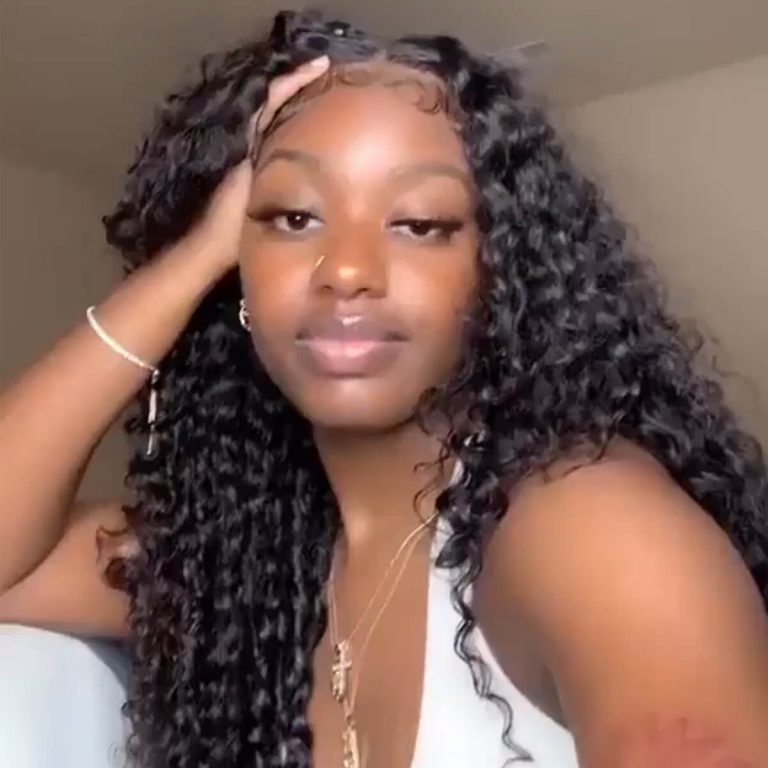 Bouncy Water Wave 5x5 13x4 Glueless Hd Lace Wig | Celie Hair