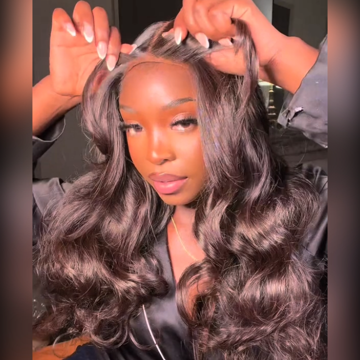 Body Wave 13x6 Lace Front Wigs 150% Density 180% Density Pre-plucked ...